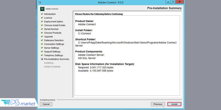نصب ادوب کانکت؛ آموزش مرحله به مرحله نصب Adobe Connect! - VPSmarket